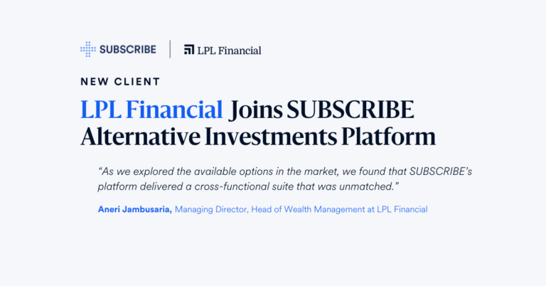 SUBSCRIBE: Digitally Transforming Alternative Investments
