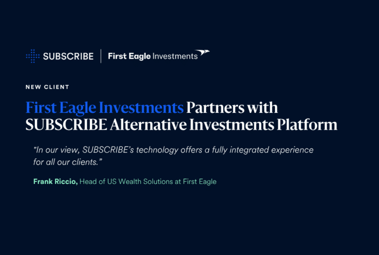 SUBSCRIBE: Digitally Transforming Alternative Investments