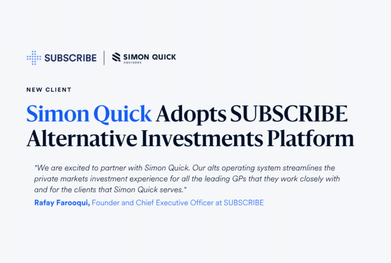 SUBSCRIBE: Digitally Transforming Alternative Investments