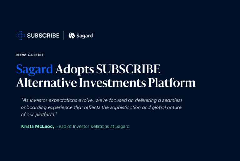 SUBSCRIBE: Digitally Transforming Alternative Investments